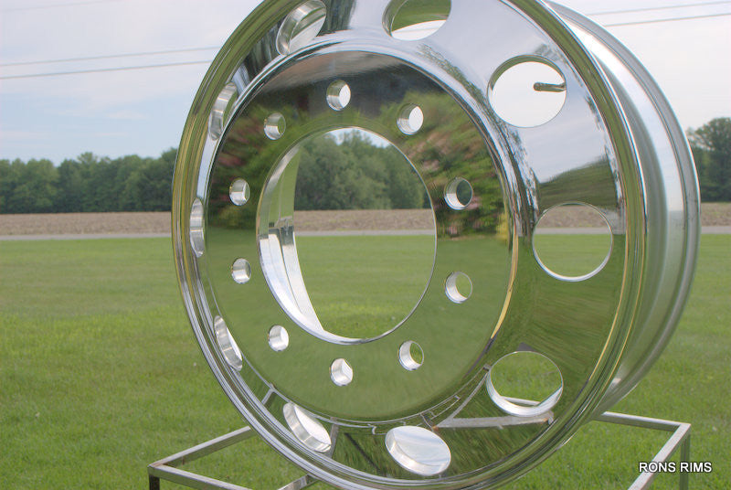 22.5x8.25 43644XP/ ACCURIDE Hub Pilot Polished Both Sides Truck Wheel ...