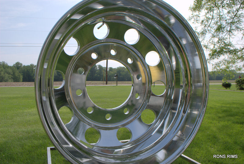 1)22.5 X 8.25 ACCURIDE 28615XP NEW Stud Piloted Semi-Polished Both Sid ...